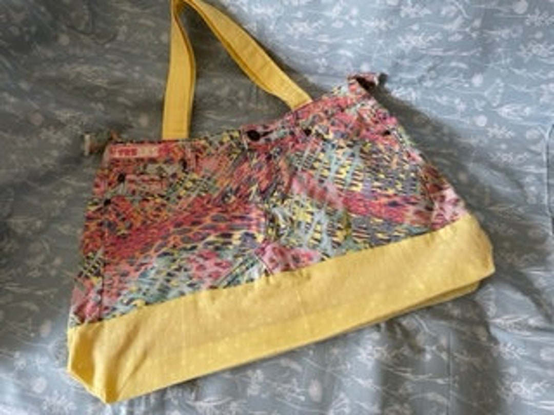 Fabulous Festival Bag Upcycled Ladies Funky Hotpants - Etsy