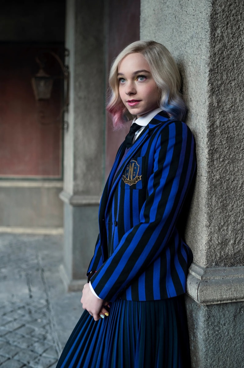 Nevermore Academy Uniform Halloween Costume Dress Wednesday - Etsy