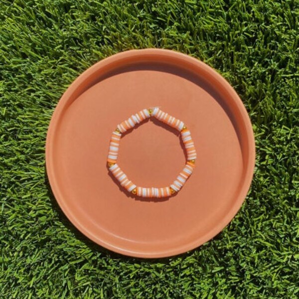 Clay Bead Bracelet - Etsy