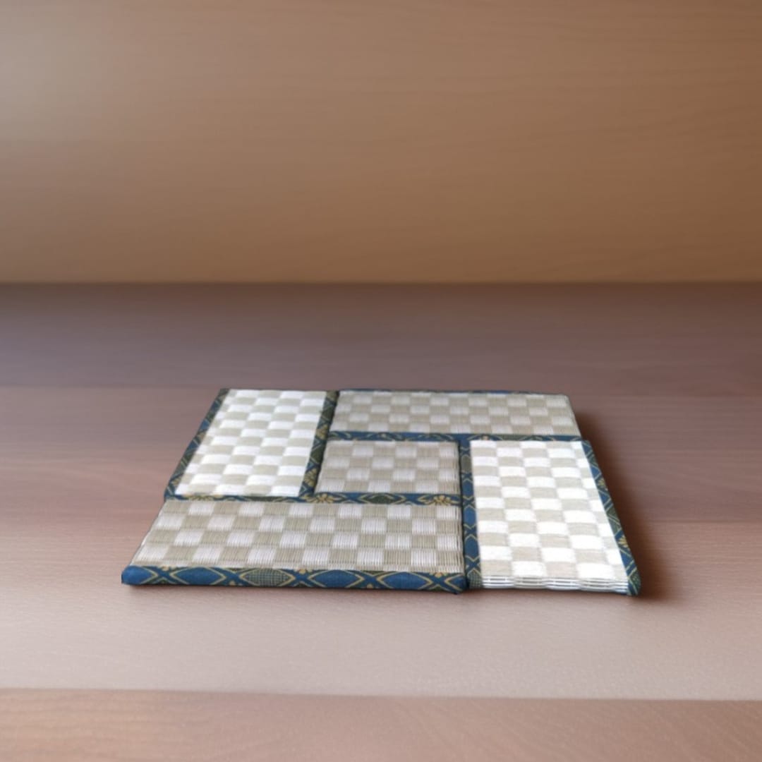 Dollhouse Tatami Traditional Real Tatami Set Miniature Kit for Tatami ...