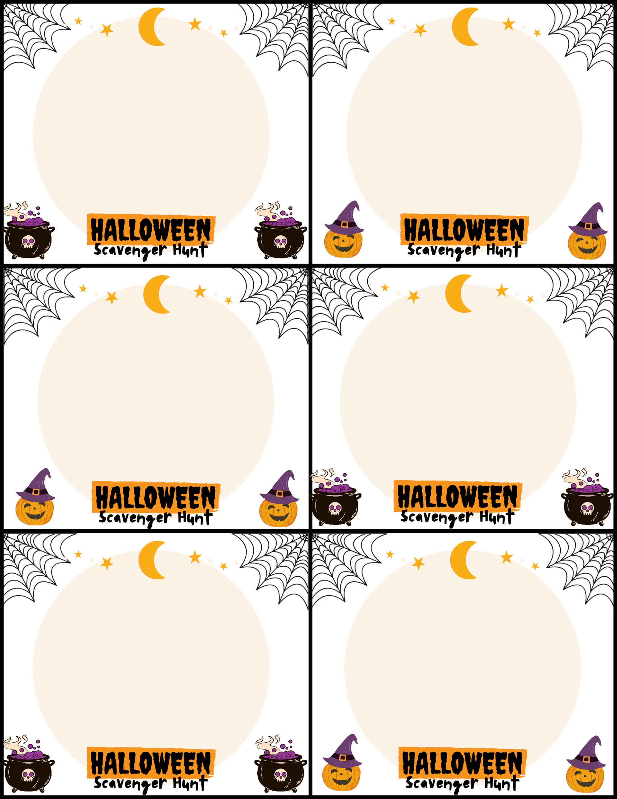 Halloween Scavenger Hunt for Kids Great Halloween Scavenger Hunt for ...