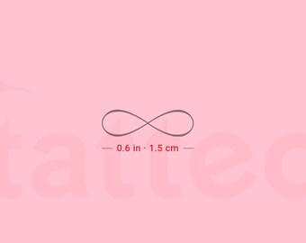 Line Infinity Tattoo - Etsy