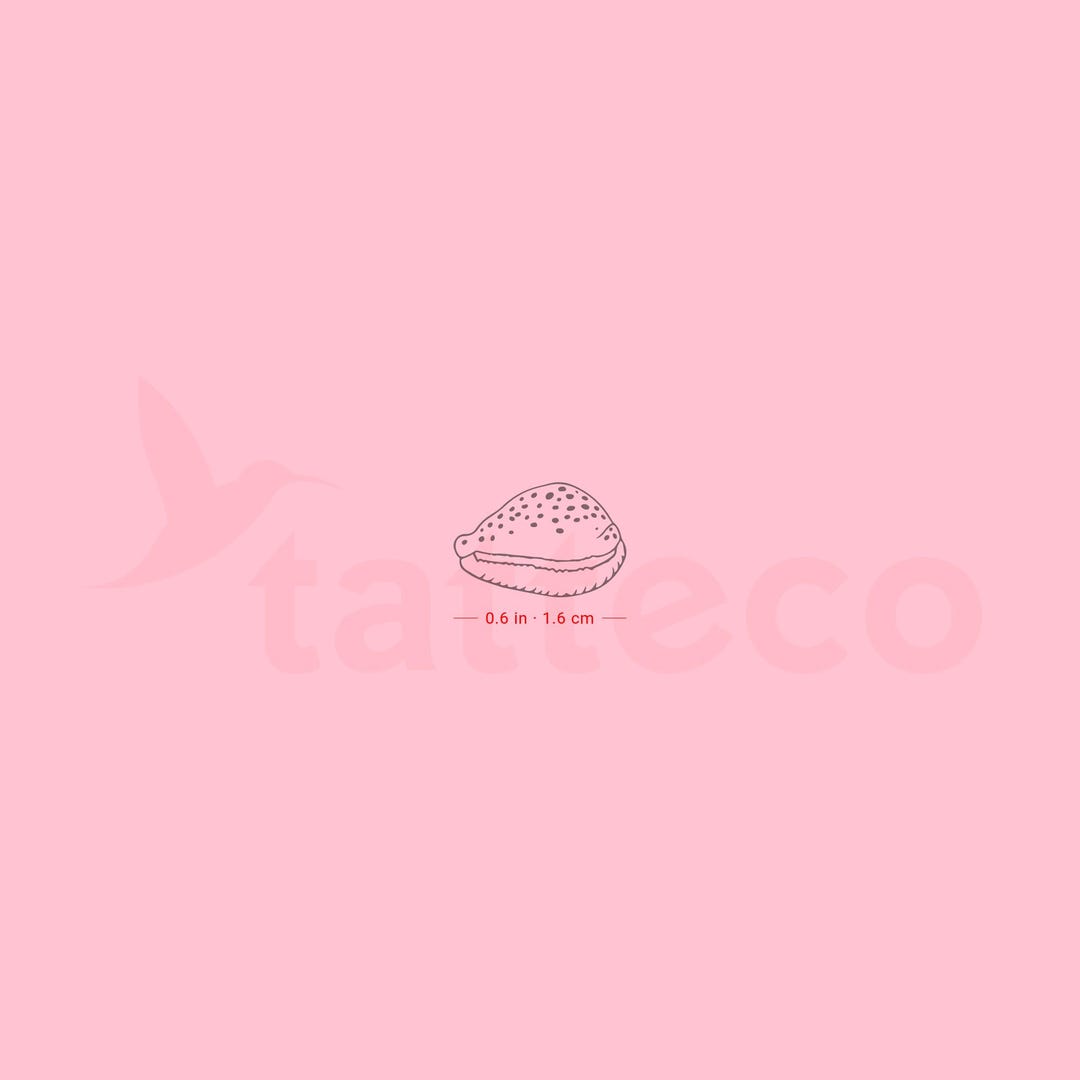 Cowrie Shell Semi-permanent Tattoo (set of 2) - Etsy