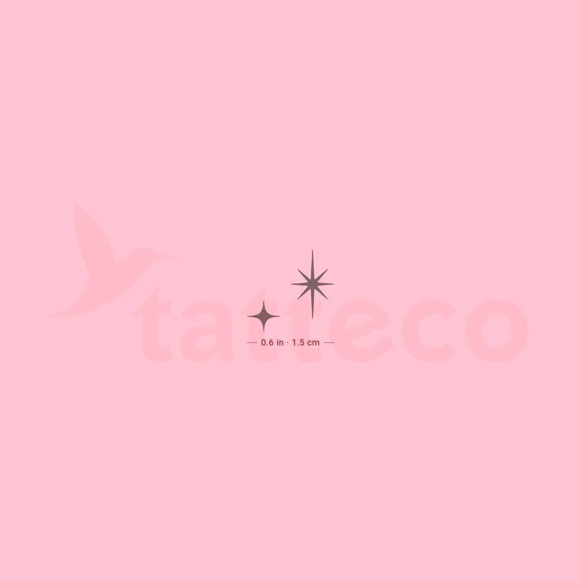 Second Star to the Right Semi-permanent Tattoo (set of 2) - Etsy