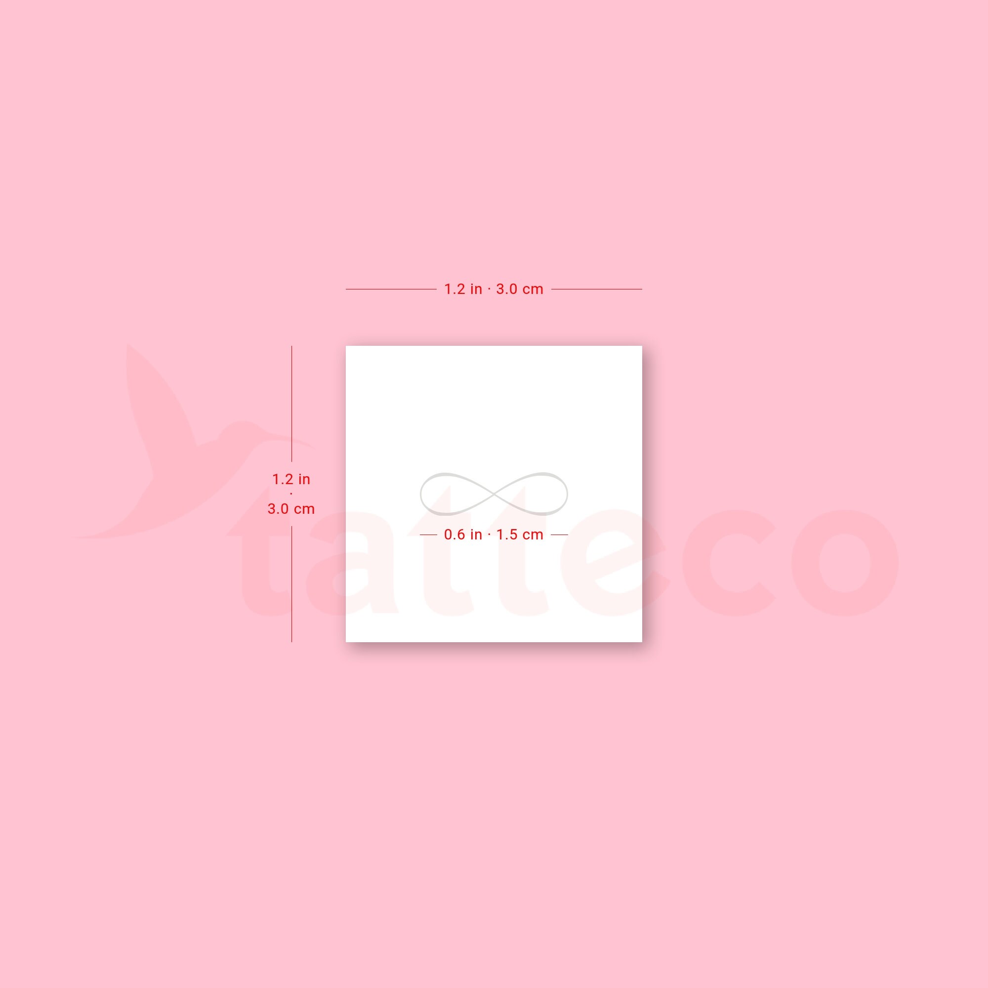 Fine Line Infinity Symbol Semi-permanent Tattoo (set of 2) - Etsy