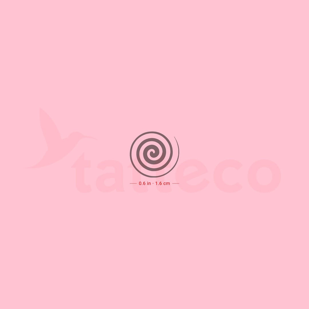 Little Spiral Semi-permanent Tattoo (set of 2) - Etsy