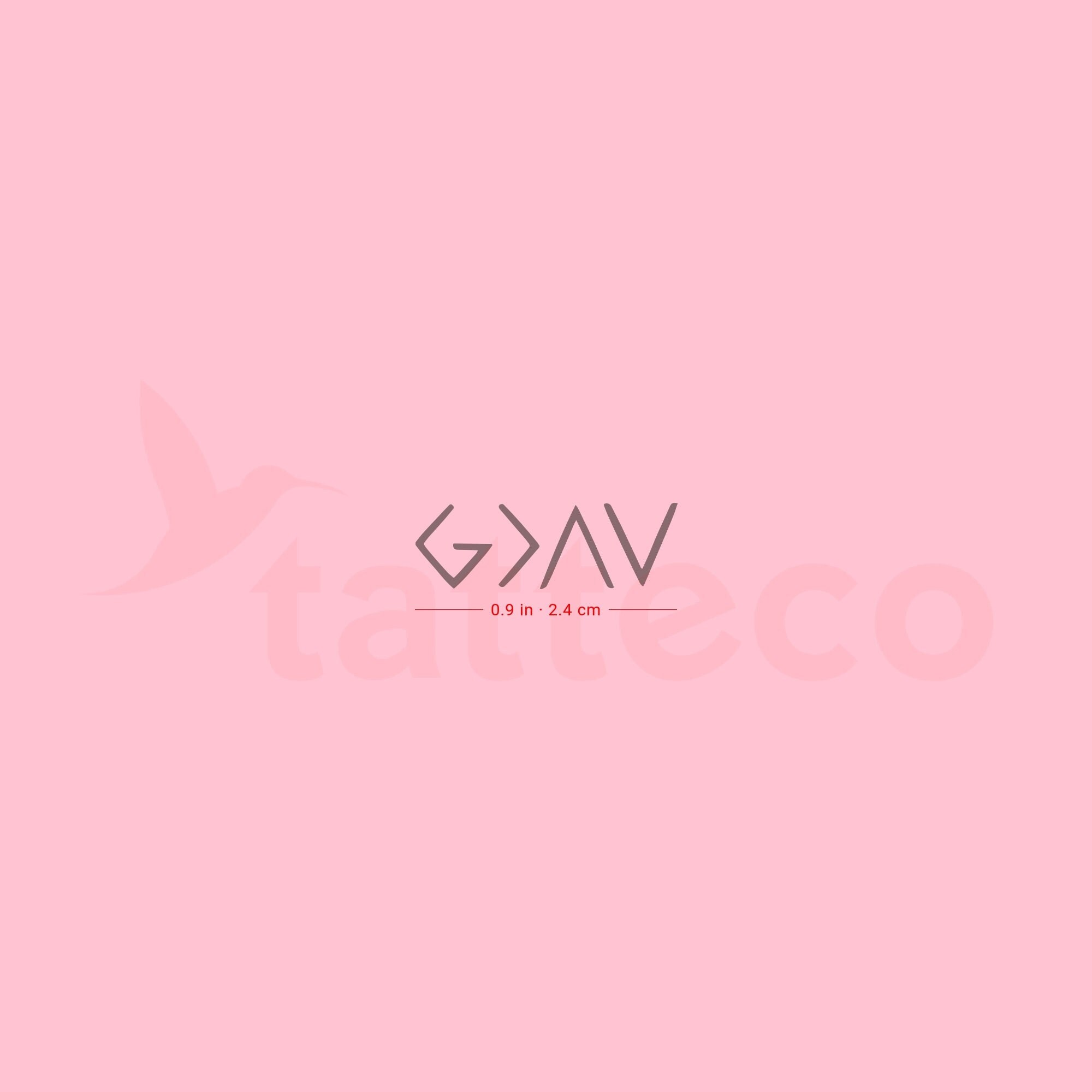 God is Greater Than My Highs and Lows Symbol Semi-permanent - Etsy