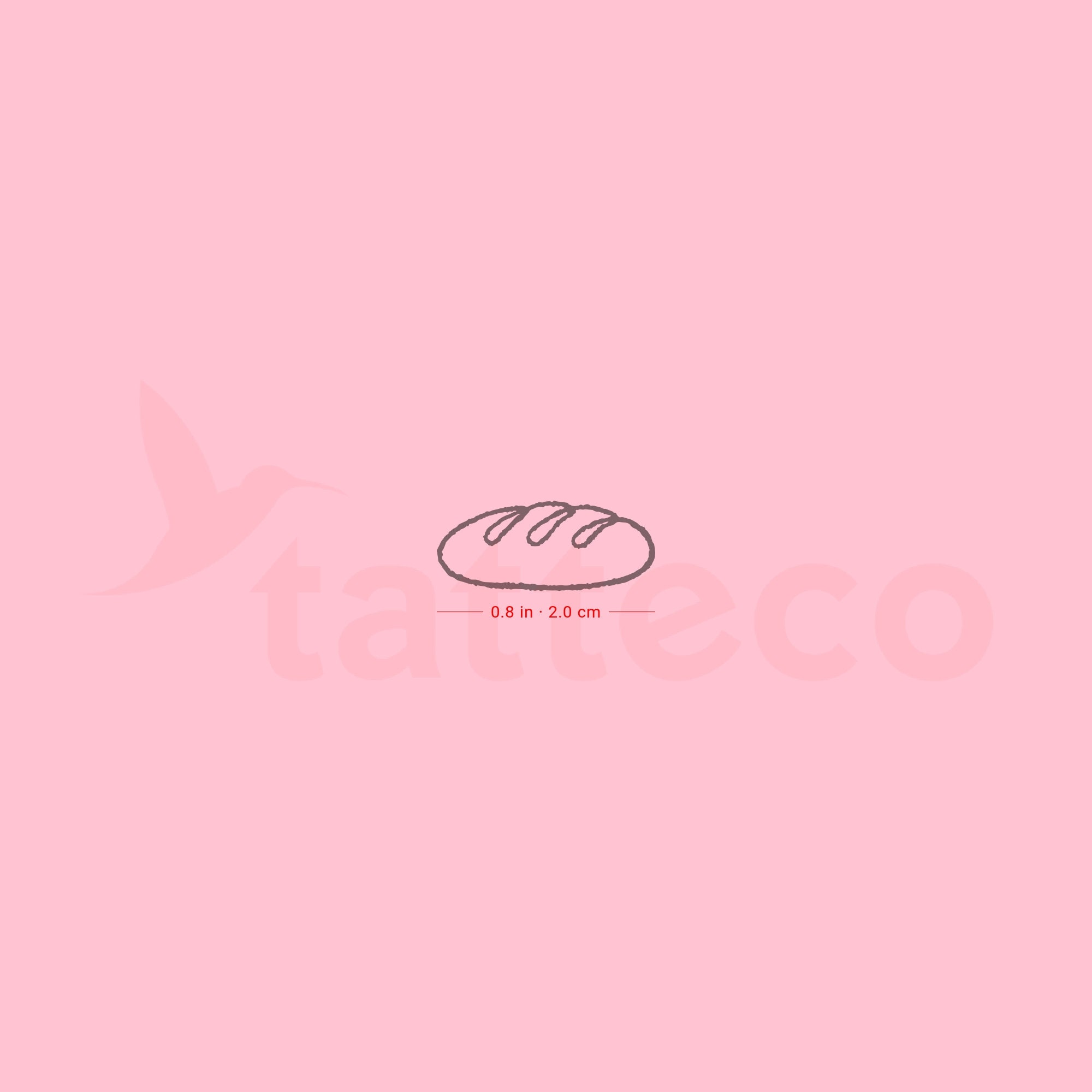 Baguette Semi-permanent Tattoo set of 2 - Etsy
