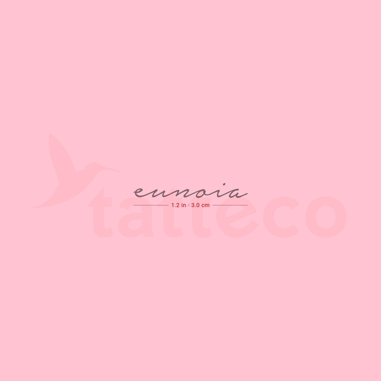 Eunoia Semi-permanent Tattoo (set of 2) - Etsy