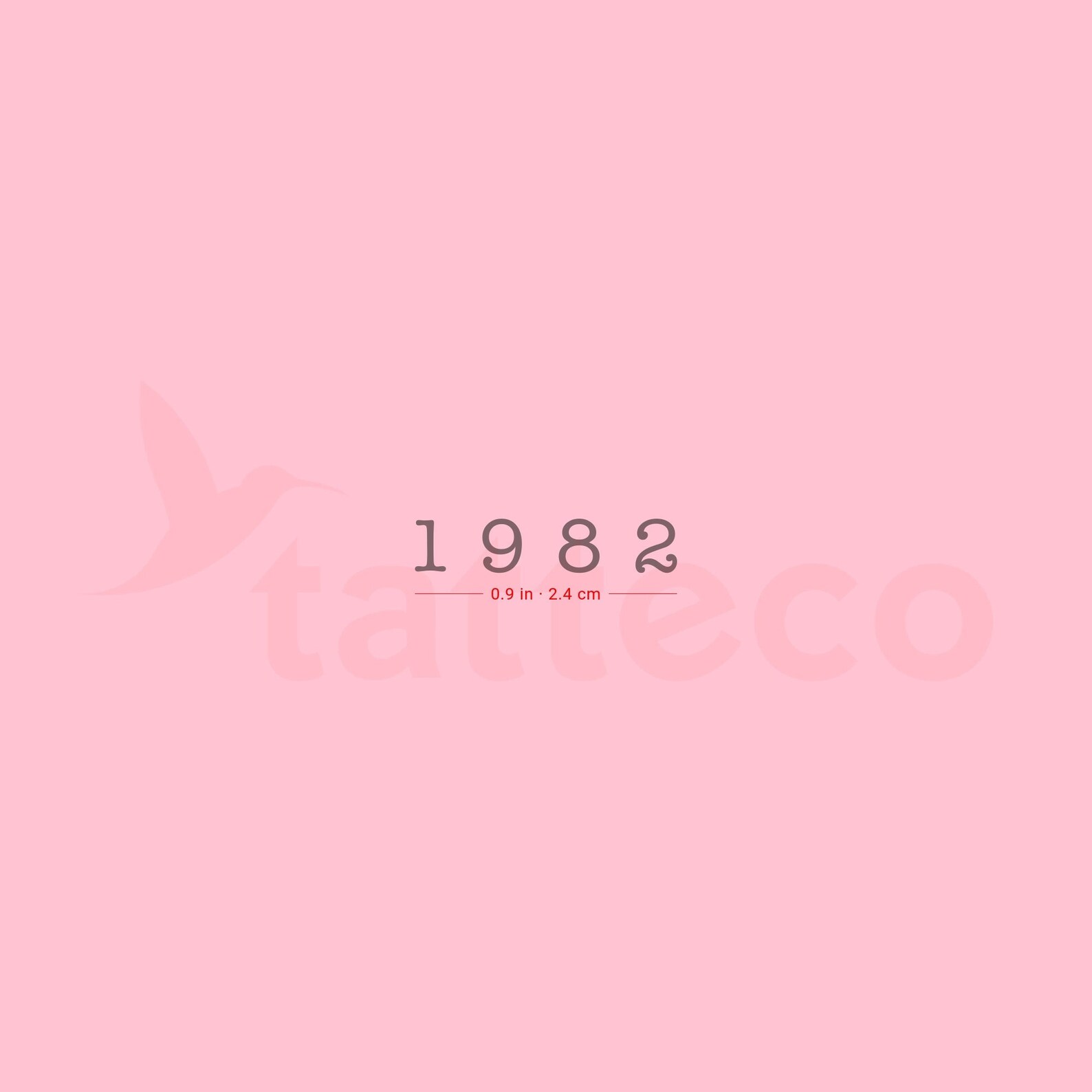 1982 Semi-permanent Tattoo set of 2 - Etsy