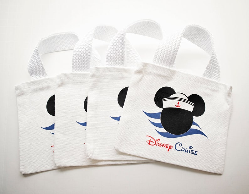 Disney Cruise Fish Extender Tote Bag Ready to Ship Set of 5, Tiny Tote ...