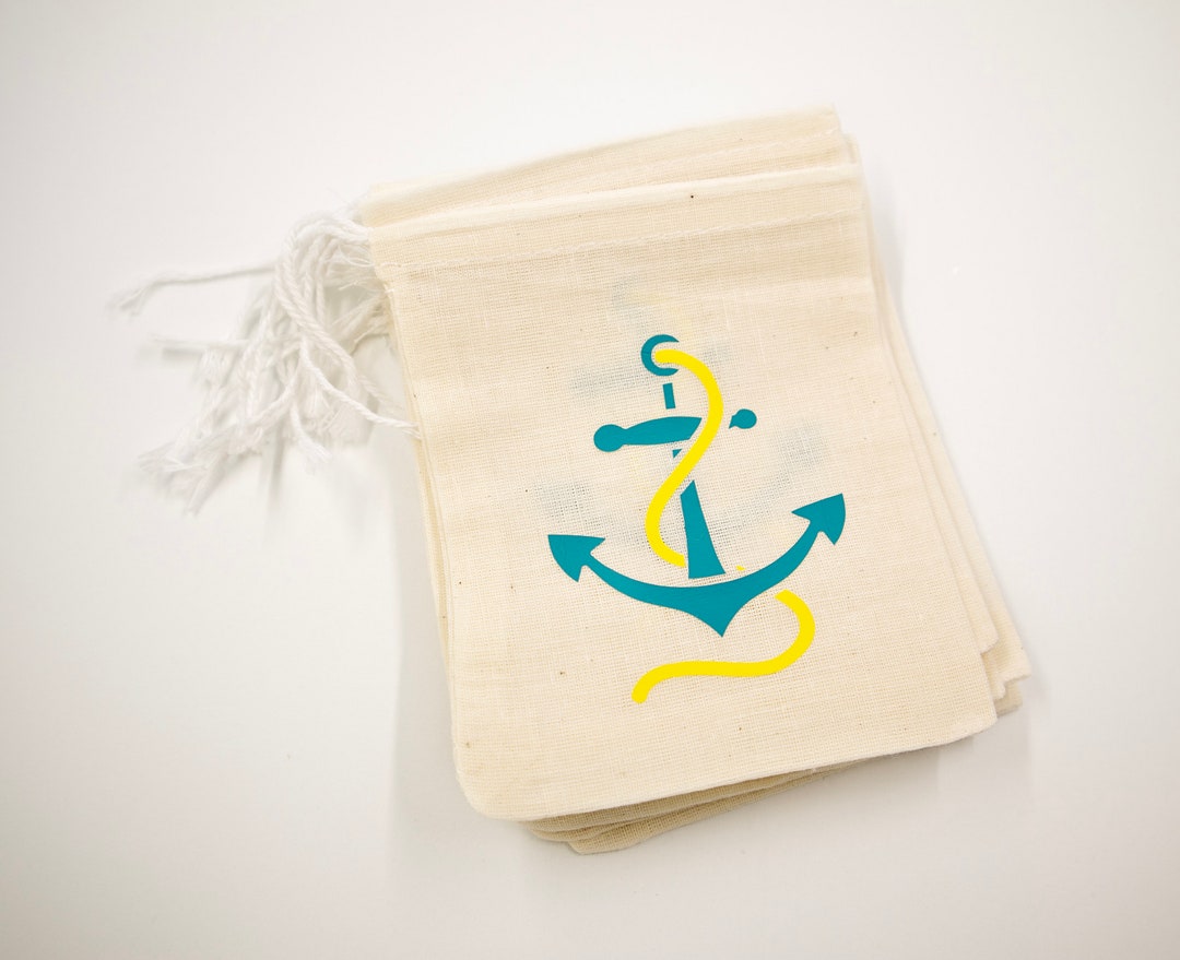 Anchor Cruise Fish Extender Mini Tote Bag - Set of 10 - Etsy