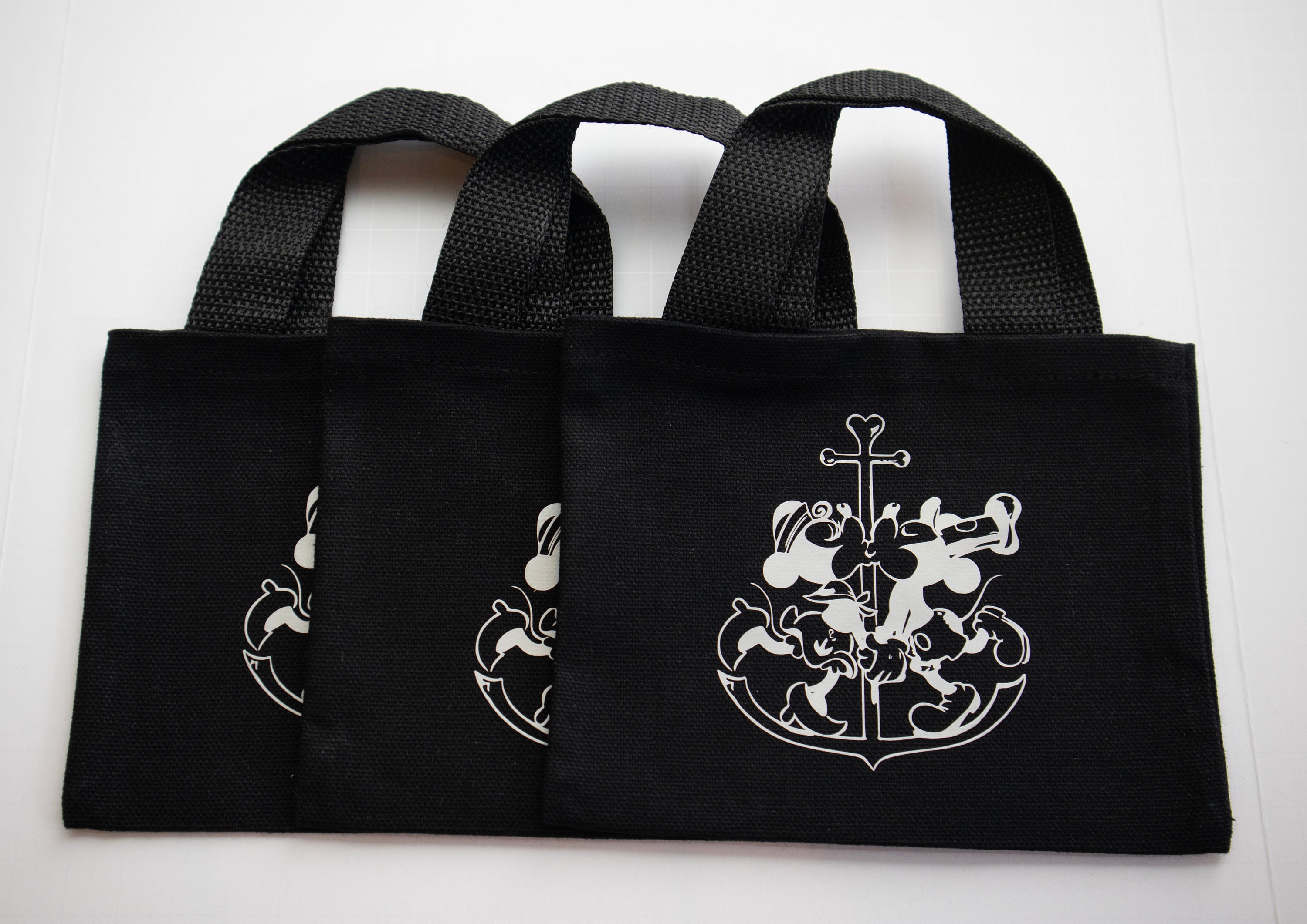 Disney Cruise Couple Fish Extender Canvas Tote Bag Ready to Ship Set of ...