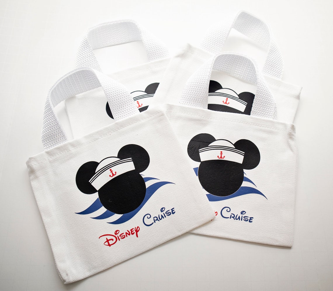 Disney Cruise Fish Extender Tote Bag Ready to Ship Set of 5, Tiny Tote ...