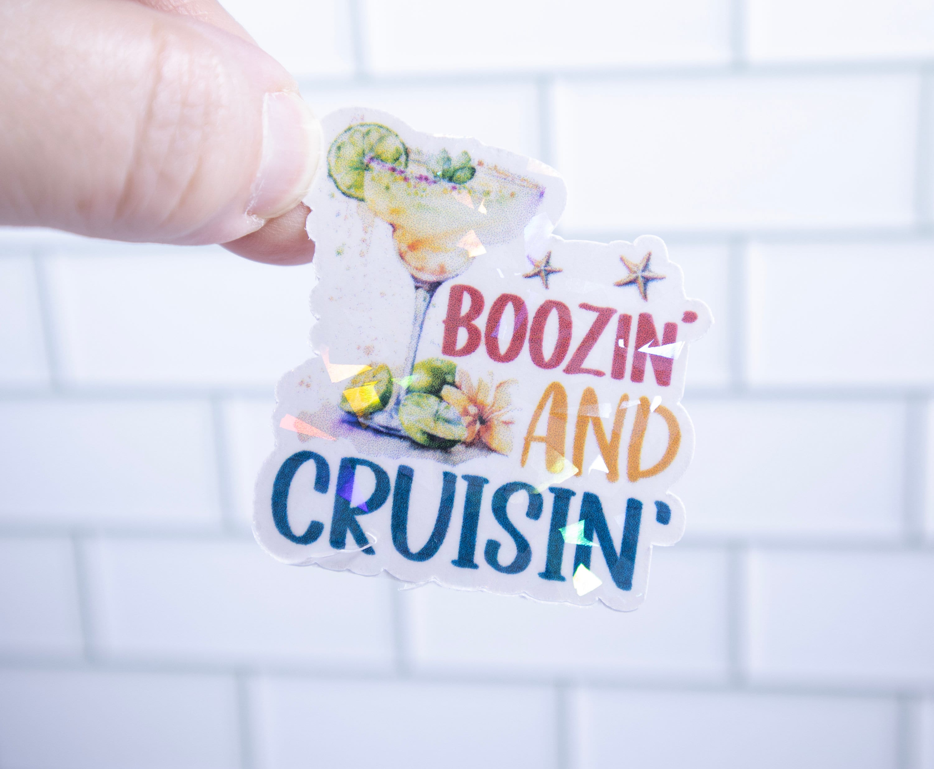 Boozin and Cruisin Sticker / Laptop Decal / Cruise / Humor / Vacation ...