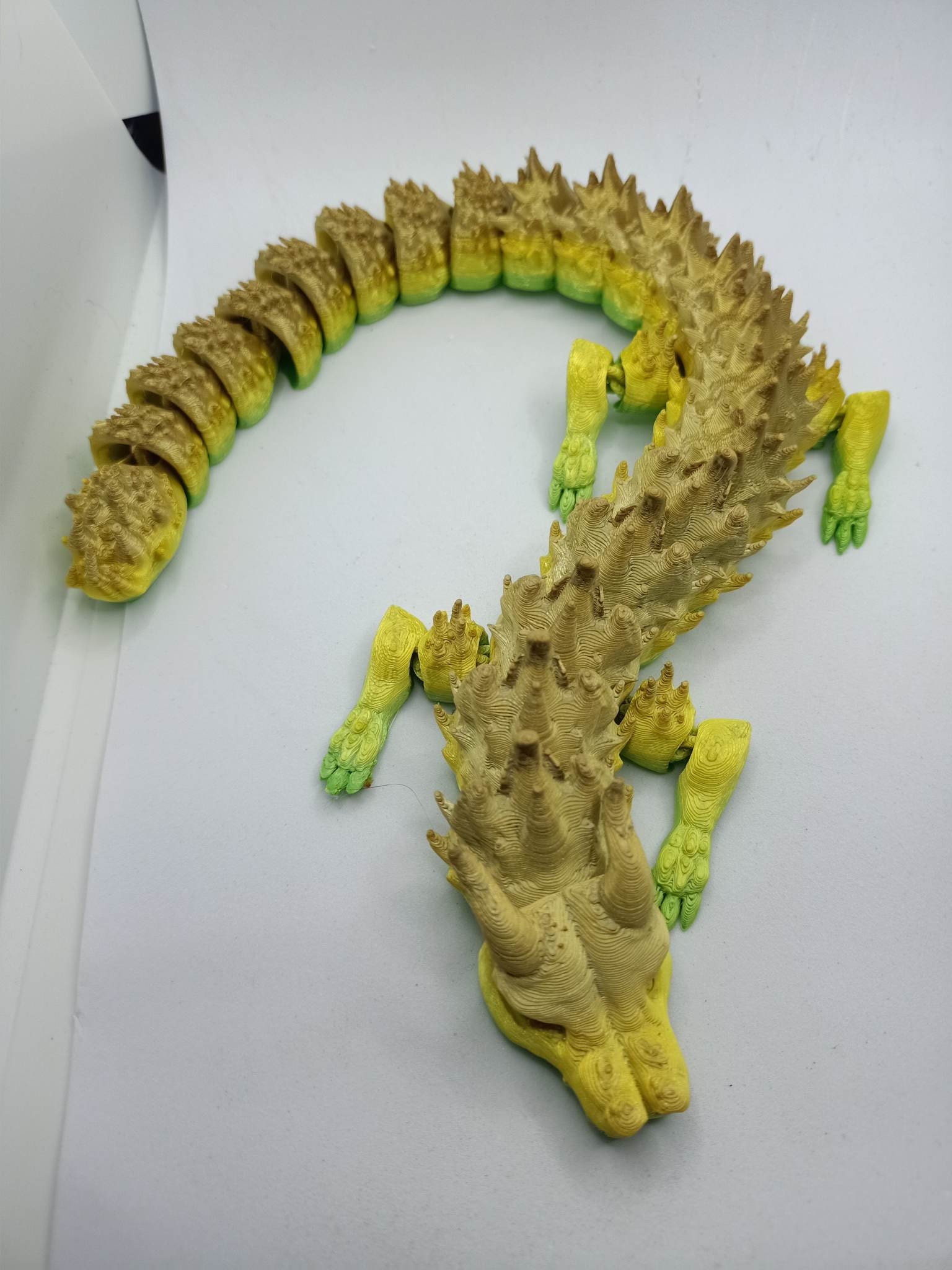 Vegetable Carving With Bitter Gourd Crocodile