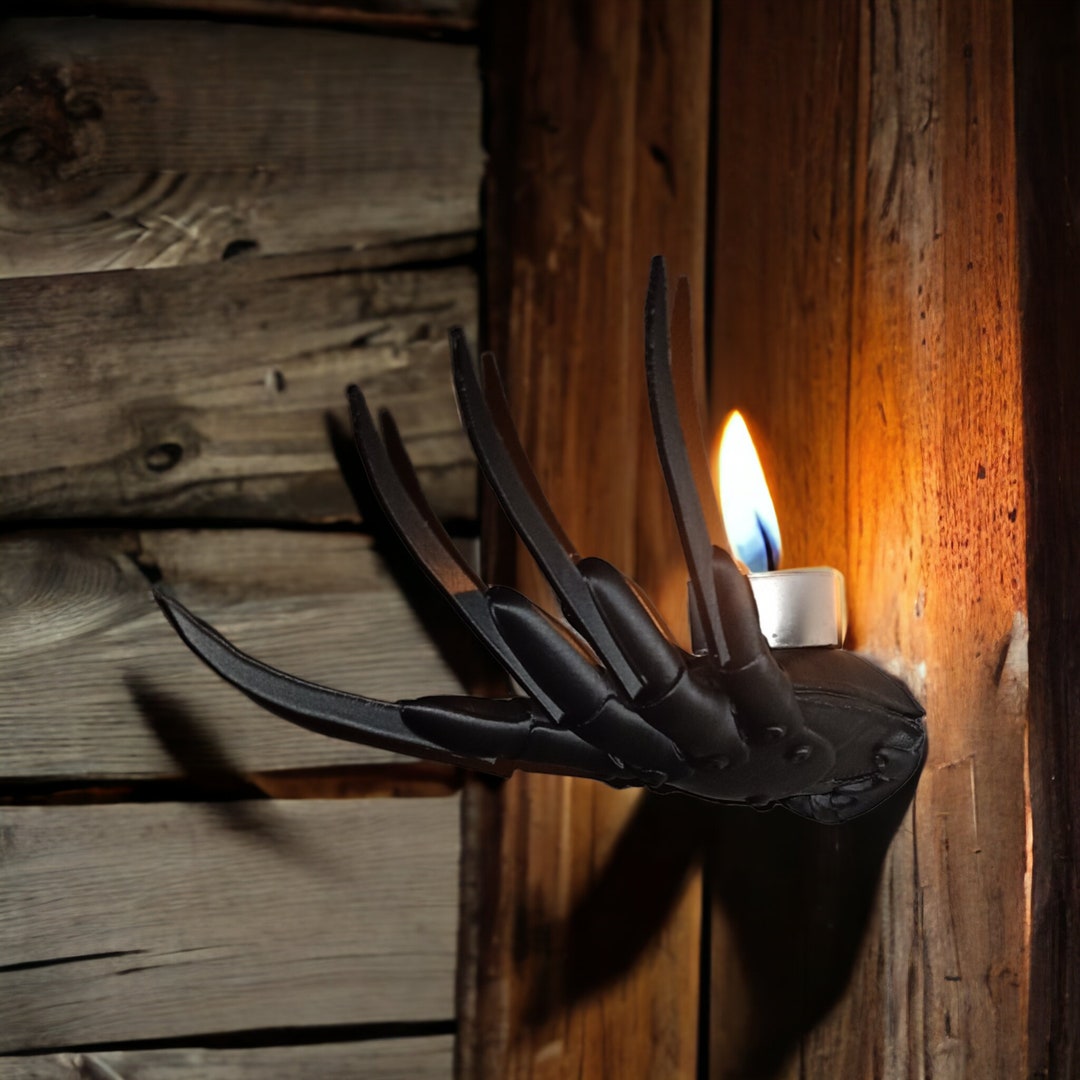 Creepy Hands Wall Candles Spooky LED Candles for Halloween - Etsy