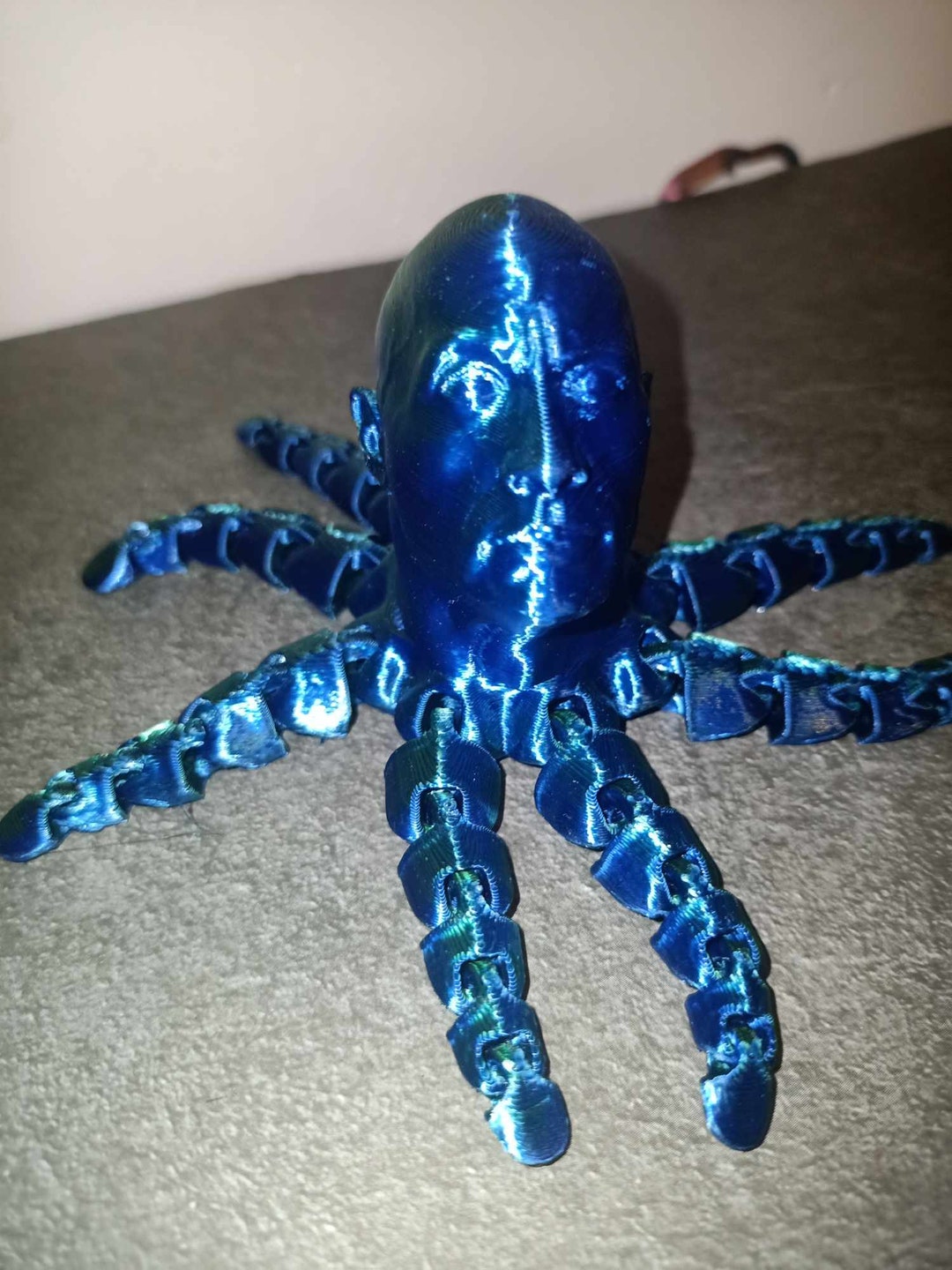 Rocktopus Sculpture Unique 3D Printed Octopus Rock Hybrid, Quirky Desk ...