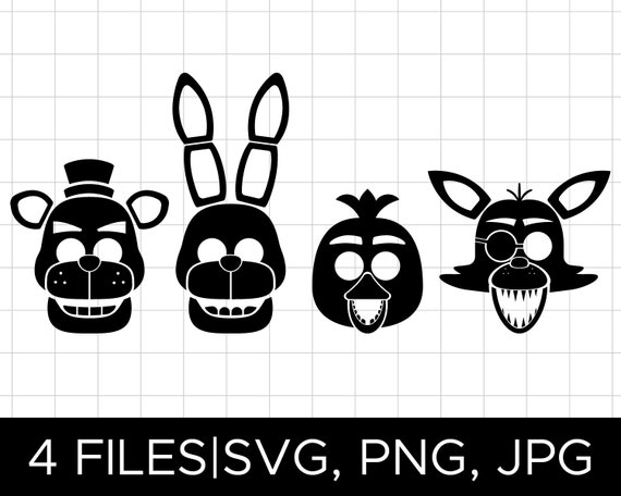 Fnaf Svg Five Nights at Freddy's Svg Freddy Svg Bonnie - Etsy Israel