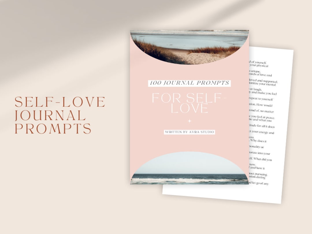 The Self Love Journal Printable, Self Love Journal Prompts, Self Care ...