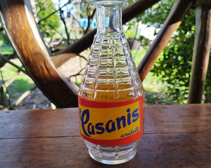 Vintage Casanis Pitcher/carafe Glass Advertising Jug/anisette/pastis ...
