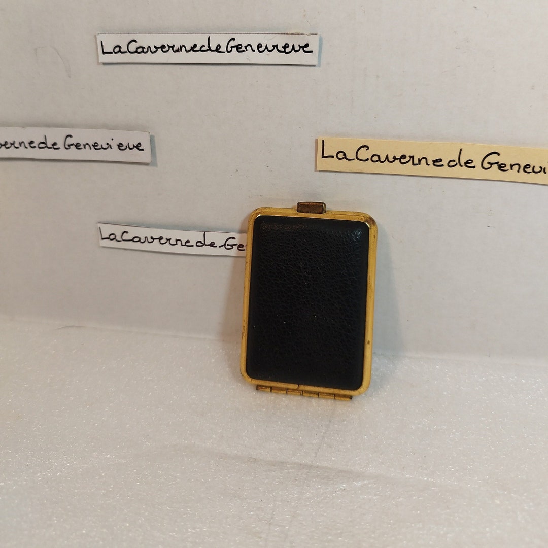 Vintage Brown Matchbox Art Deco Style/case and Its Scraper/clasp/small ...