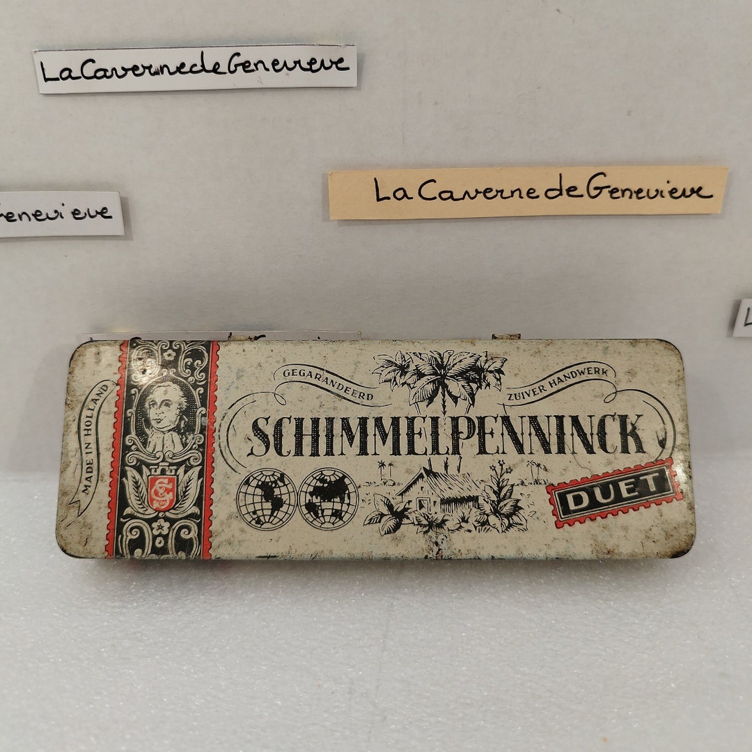 Vintage Tin Cigar Advertising Box/schimmelpenninck/duet/made in Holland ...