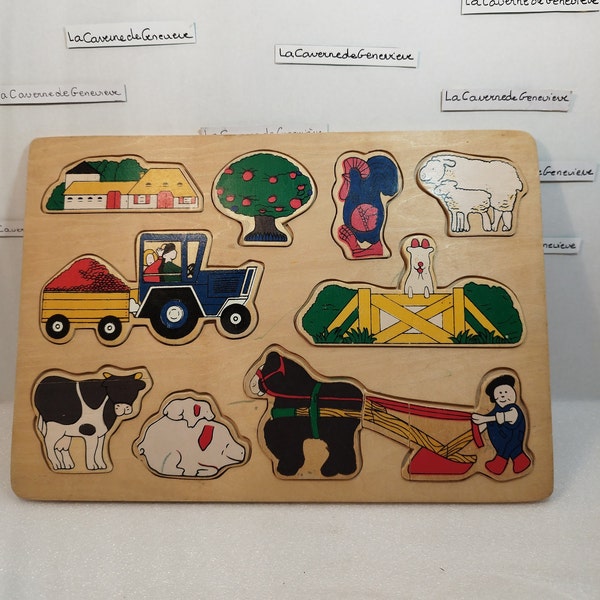 Wooden Inset Puzzle - Etsy