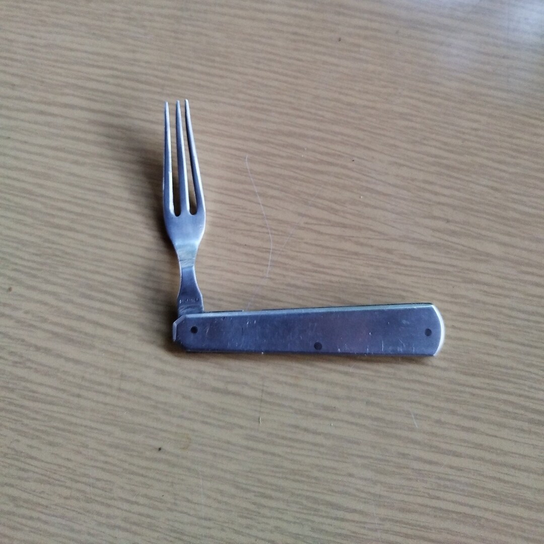Vintage Zinc Folding Fork 1960/3 Prongs/old/stamped - Etsy
