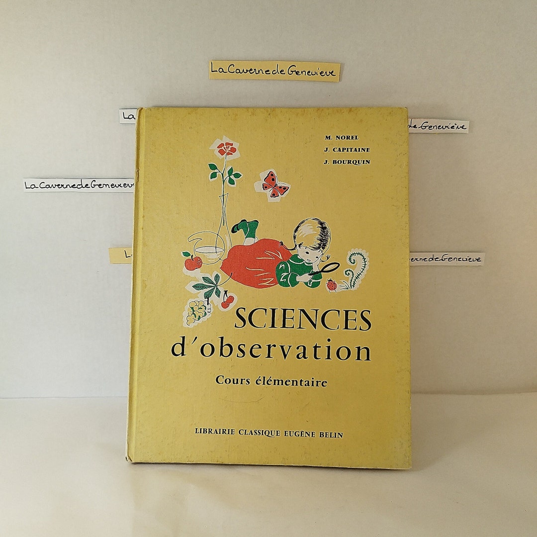 Vintage Book Observational Sciences 1959/elementary Course Textbook ...