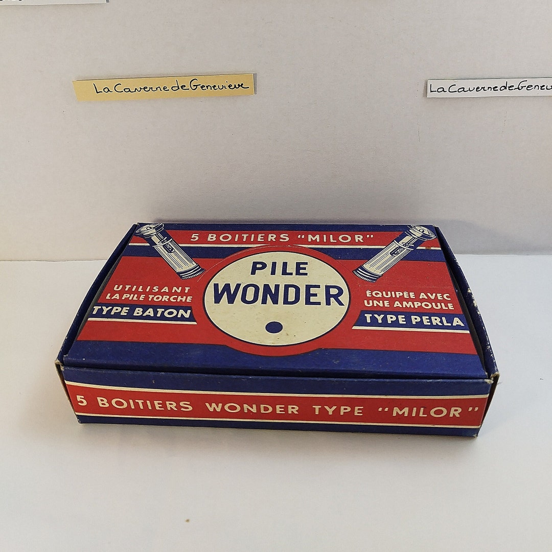 Vintage Torches Brand Wonder Battery 1970/milor Baton Type Cases/wonder ...