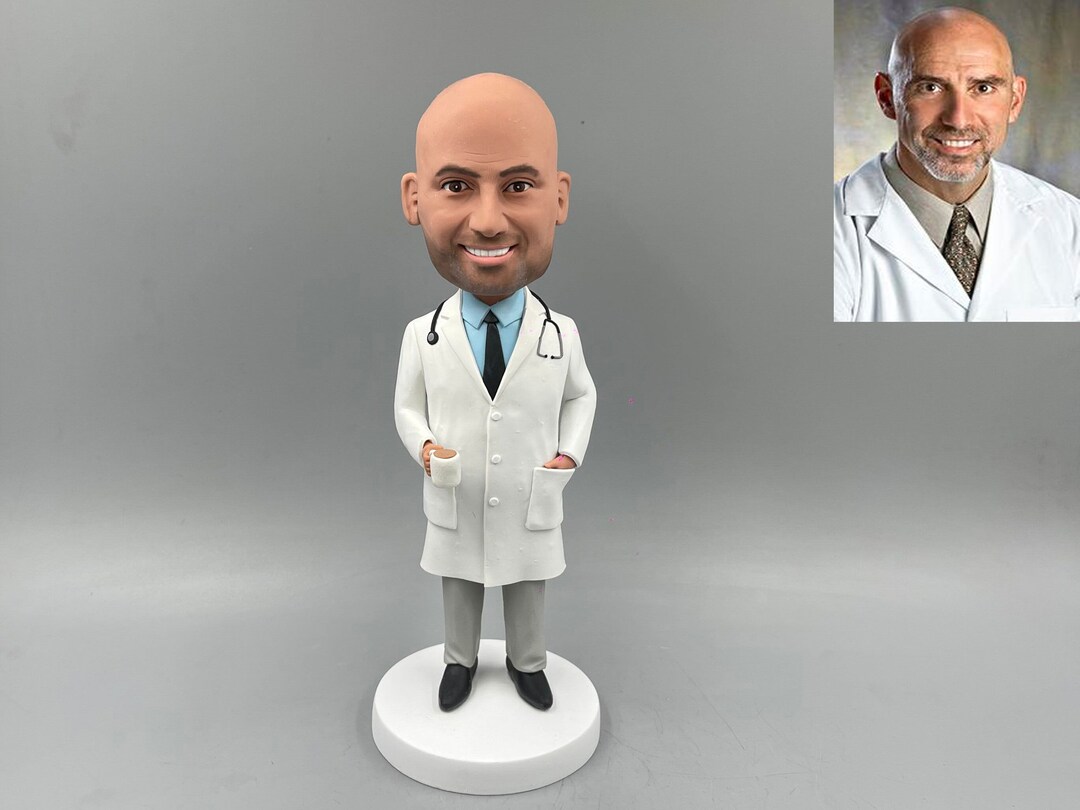 Custom Doctor Bobblehead Figurine, Personalized Polymer Clay Gift - Etsy