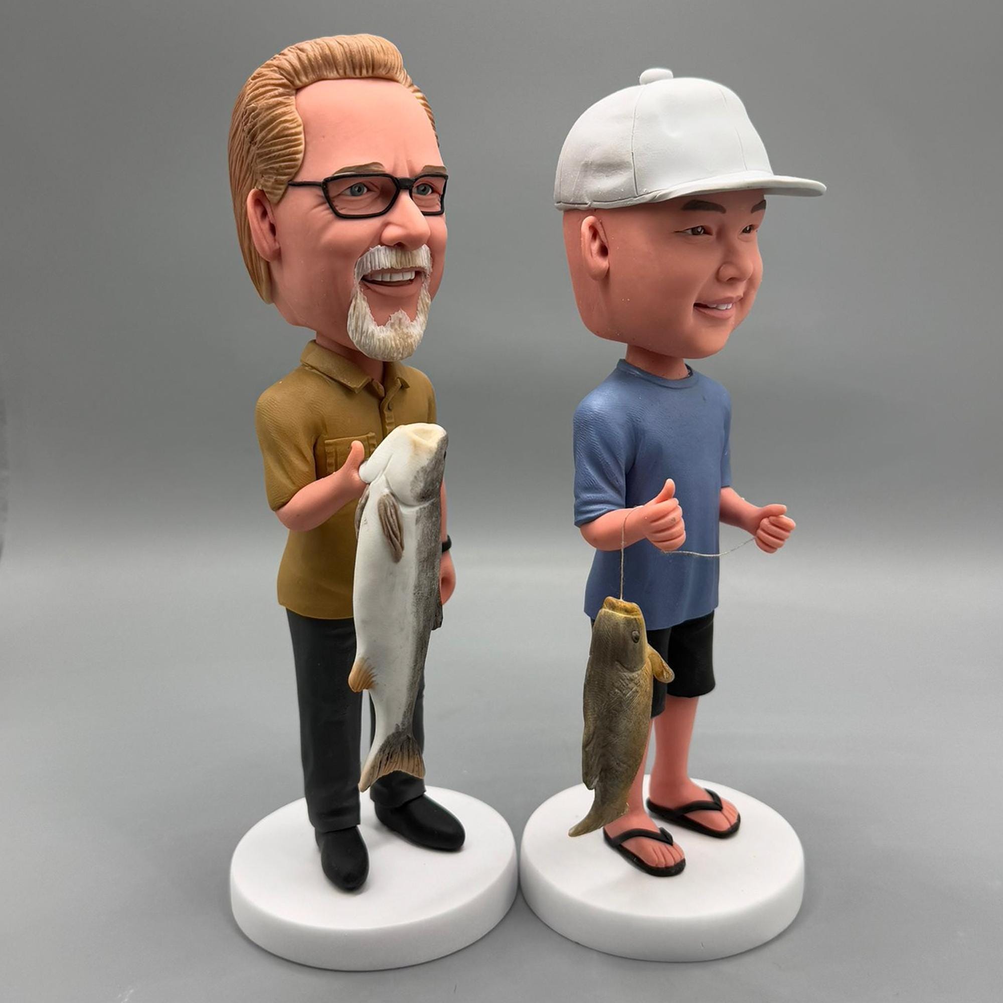 Custom Fishing Bobblehead Gifts, Custom Fisherman Bobblehead Gifts ...