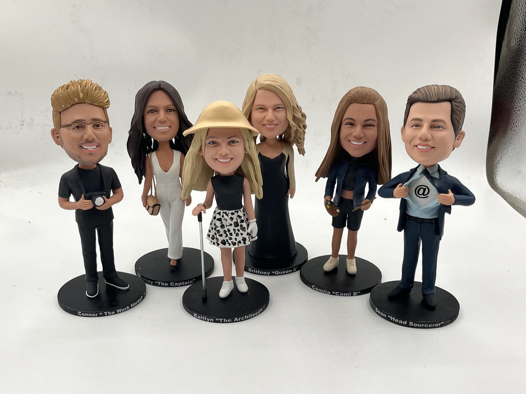 Custom Bobblehead Doll, Personalized Polymer Clay Gift - Etsy
