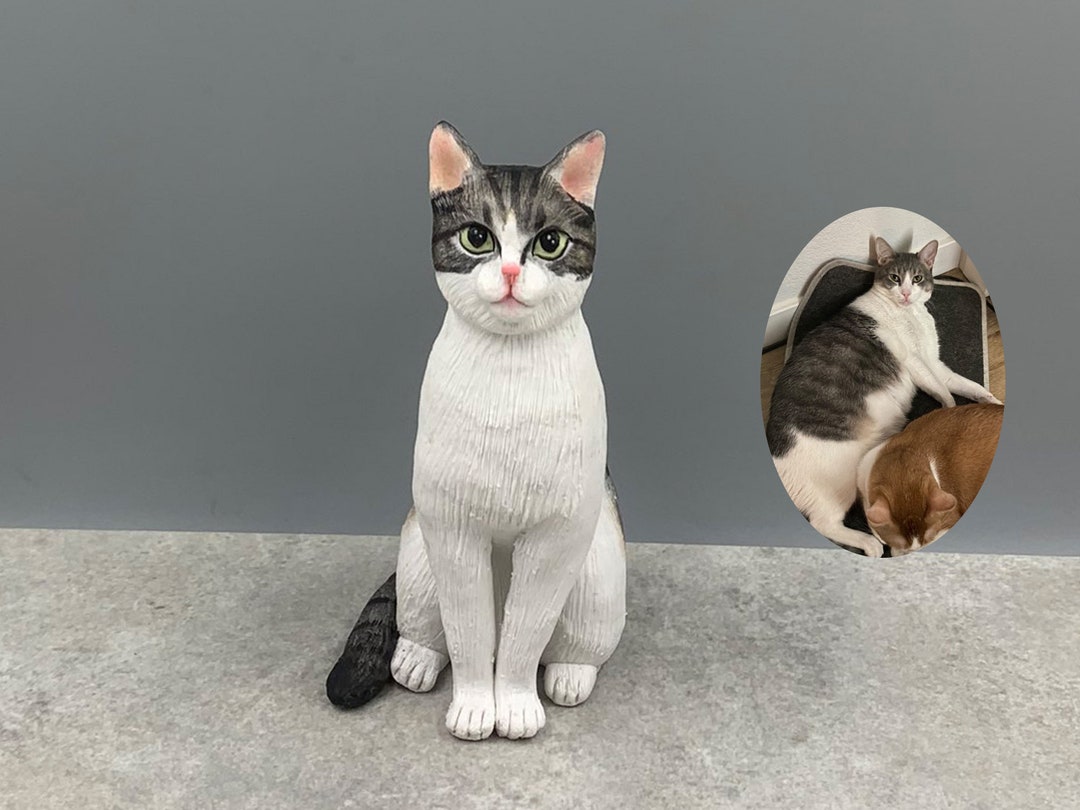 Personalized Pet Statue, Custom Cat Figurine, Dog Birthday Gift - Etsy