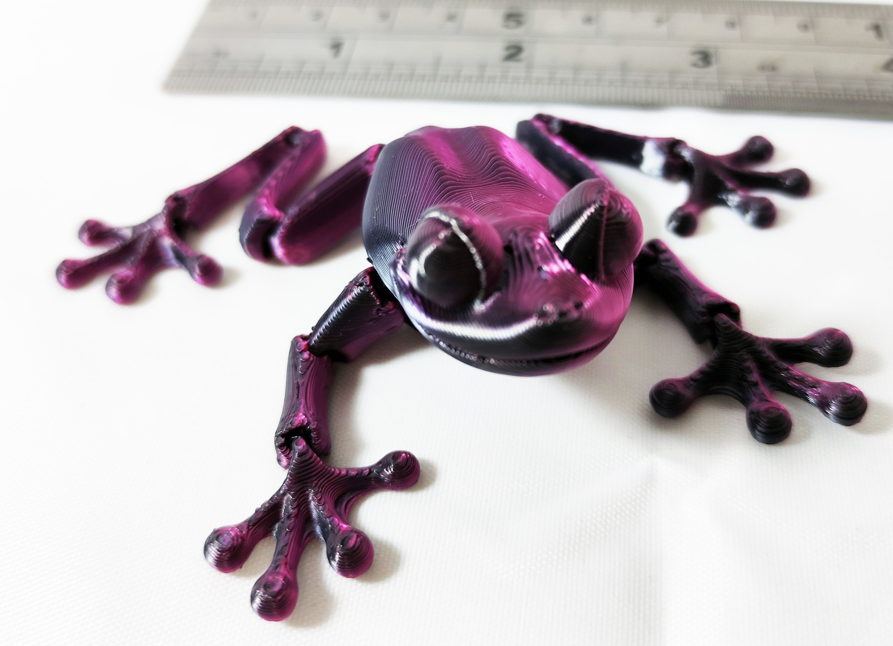 Flexi Frog 3D Printed Articulated Flexible Toy - Etsy