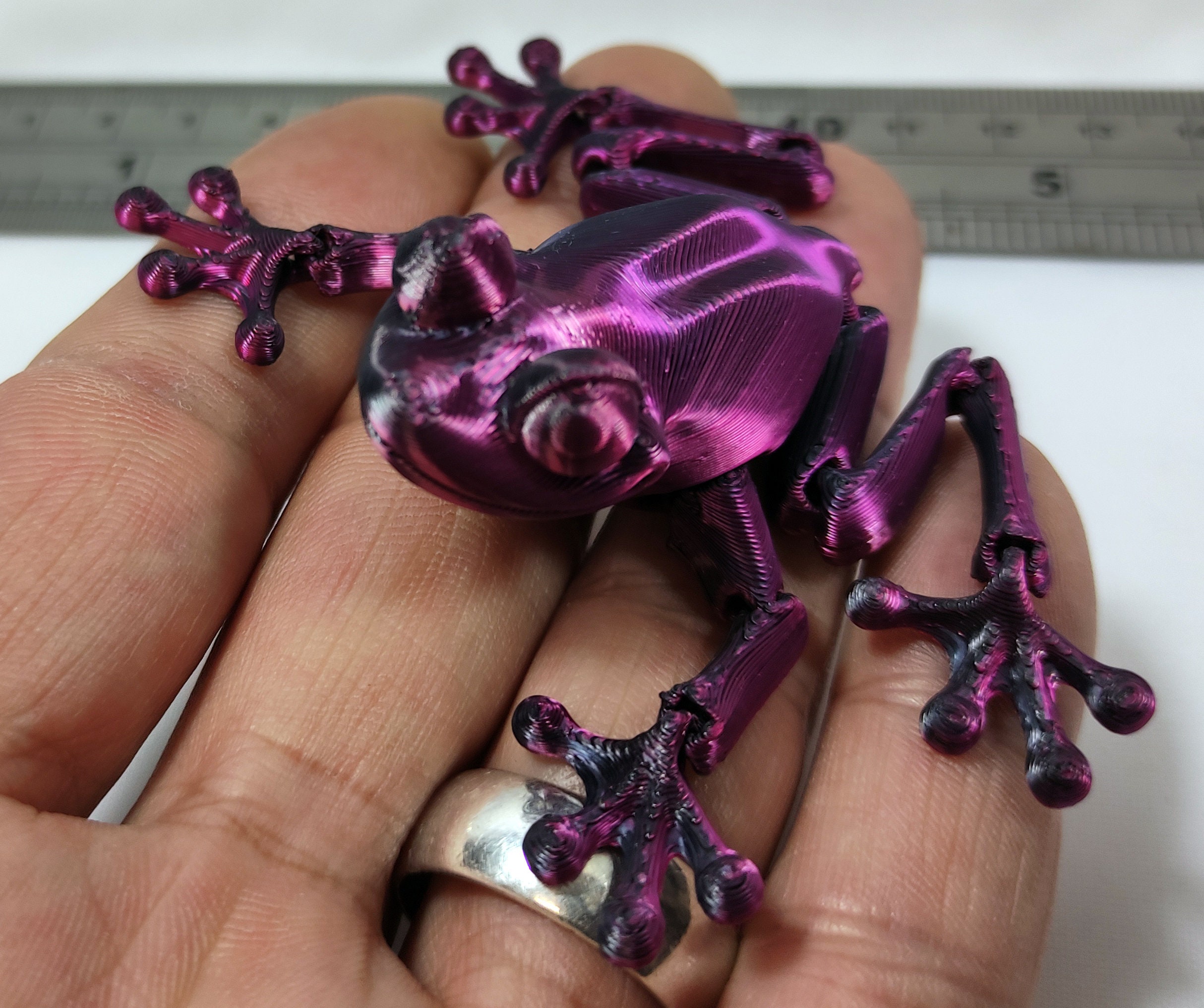 Flexi Frog 3D Printed Articulated Flexible Toy - Etsy