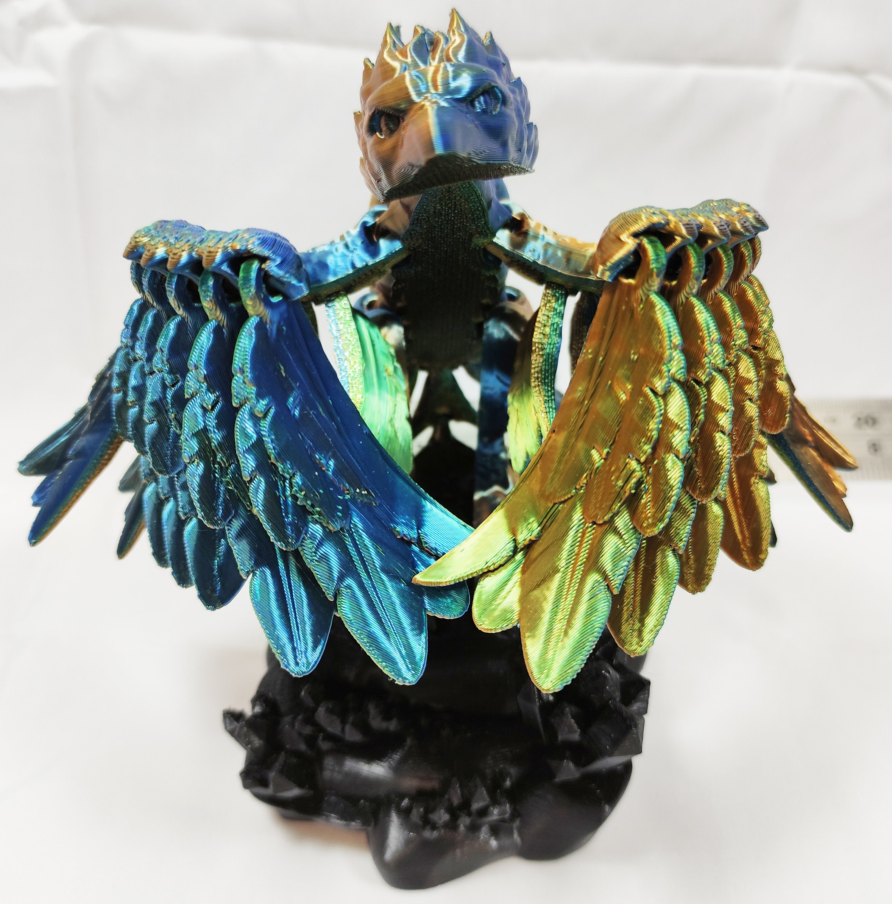 Flexi Phoenix 3D Printed Articulated Flexible Toy - Etsy