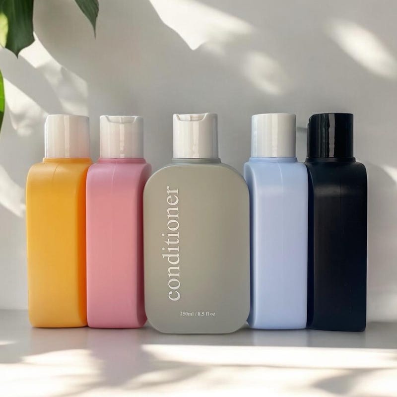 Refillable Shampoo and Conditioner Bottles - Etsy