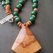 Honey Hulk Wood Necklace - Etsy
