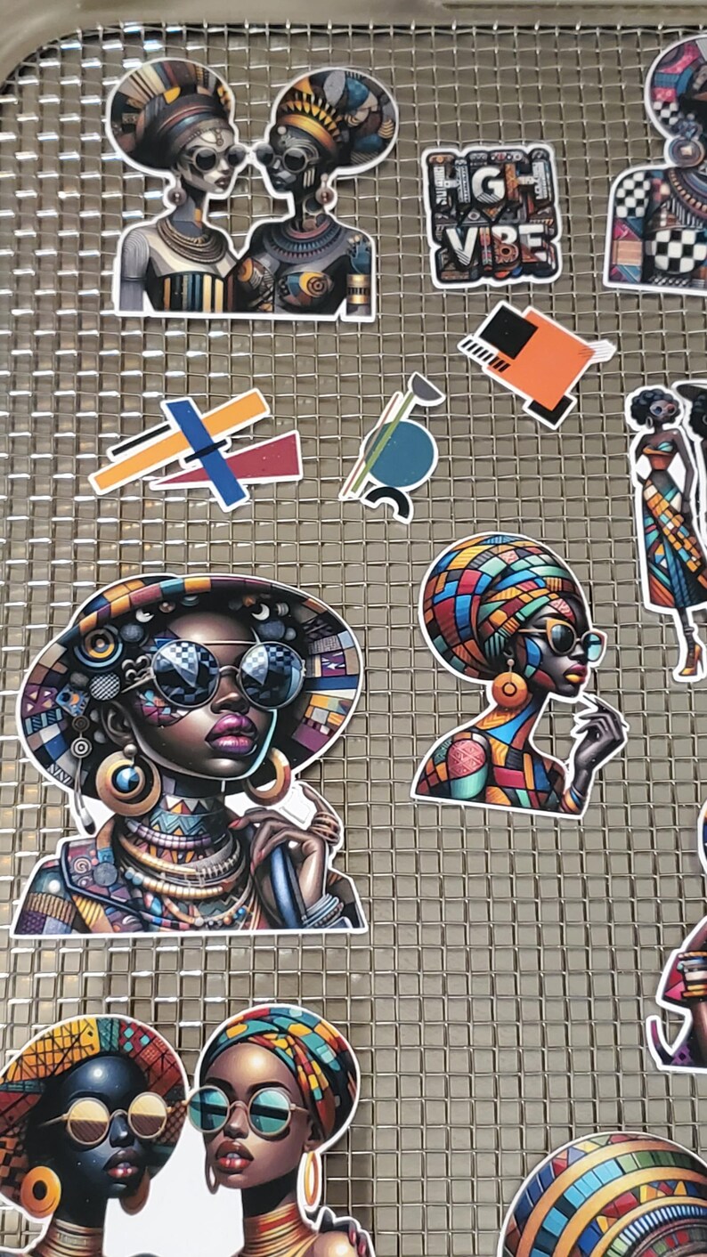 Afro Cubism Melanated Indigenous African American Black Woman Vinyl ...