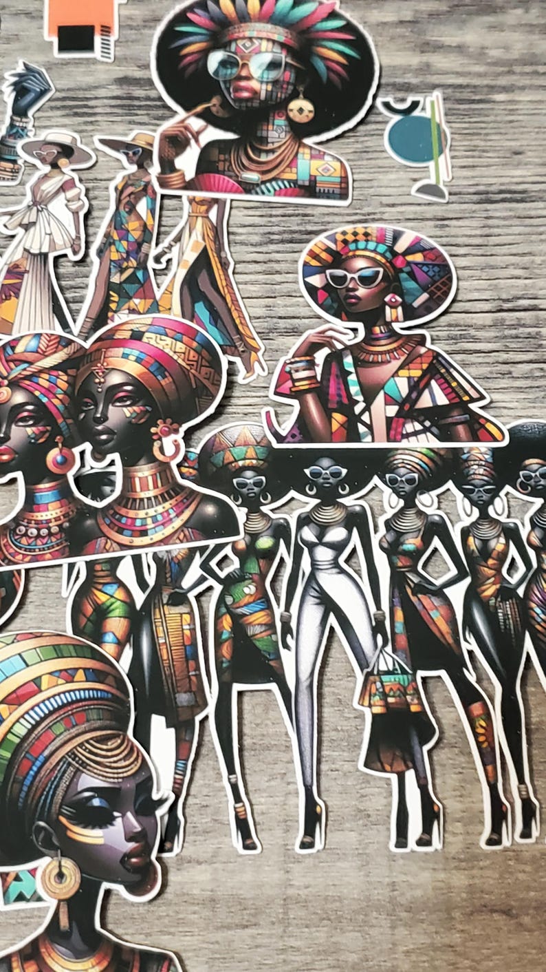 Afro Cubism Melanated Indigenous African American Black Woman Vinyl ...