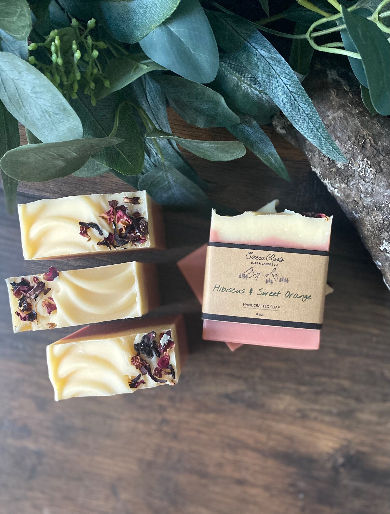 Hibiscus Soap - Handmade Hibiscus & Orange Soap - Natural Tropical Soap ...