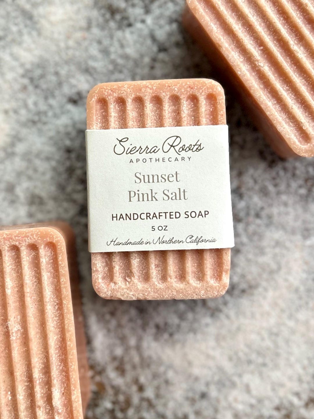 Pink Sunset Salt Soap- Exfoliating Soap - Etsy