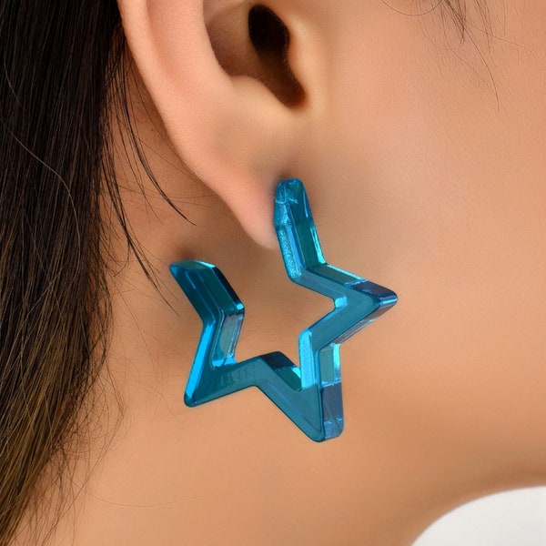 Star Earrings - Etsy
