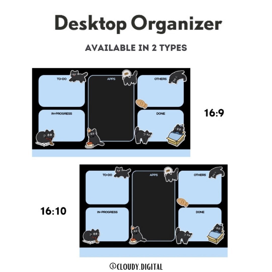 Desktop Organizer Wallpaper for Windows and MacBook Pepper Desktop ...