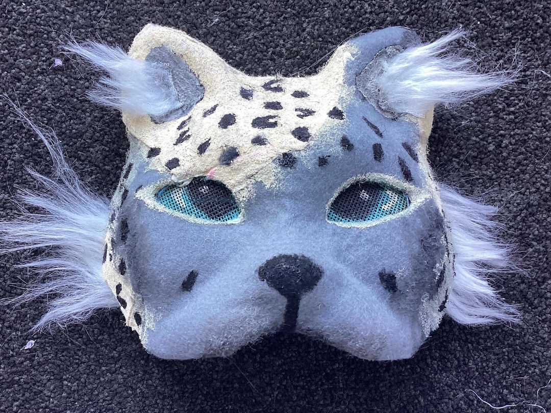 Snow Leopard Therian Mask! - Etsy