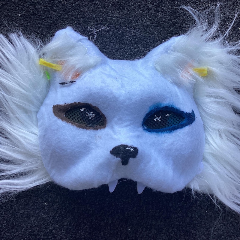 Arctic Fox Therian Mask - Etsy