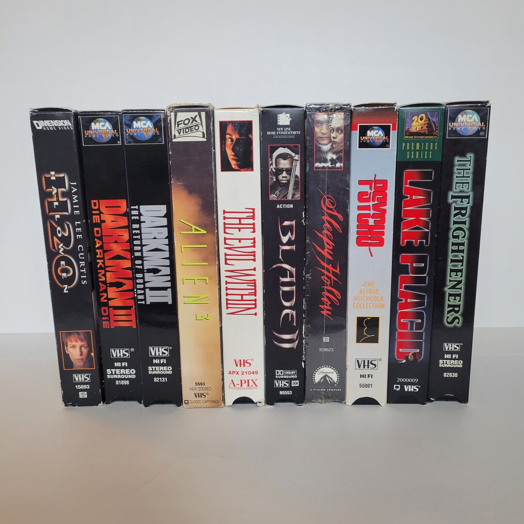 Horror VHS V4 Updated Movies - Etsy Ireland