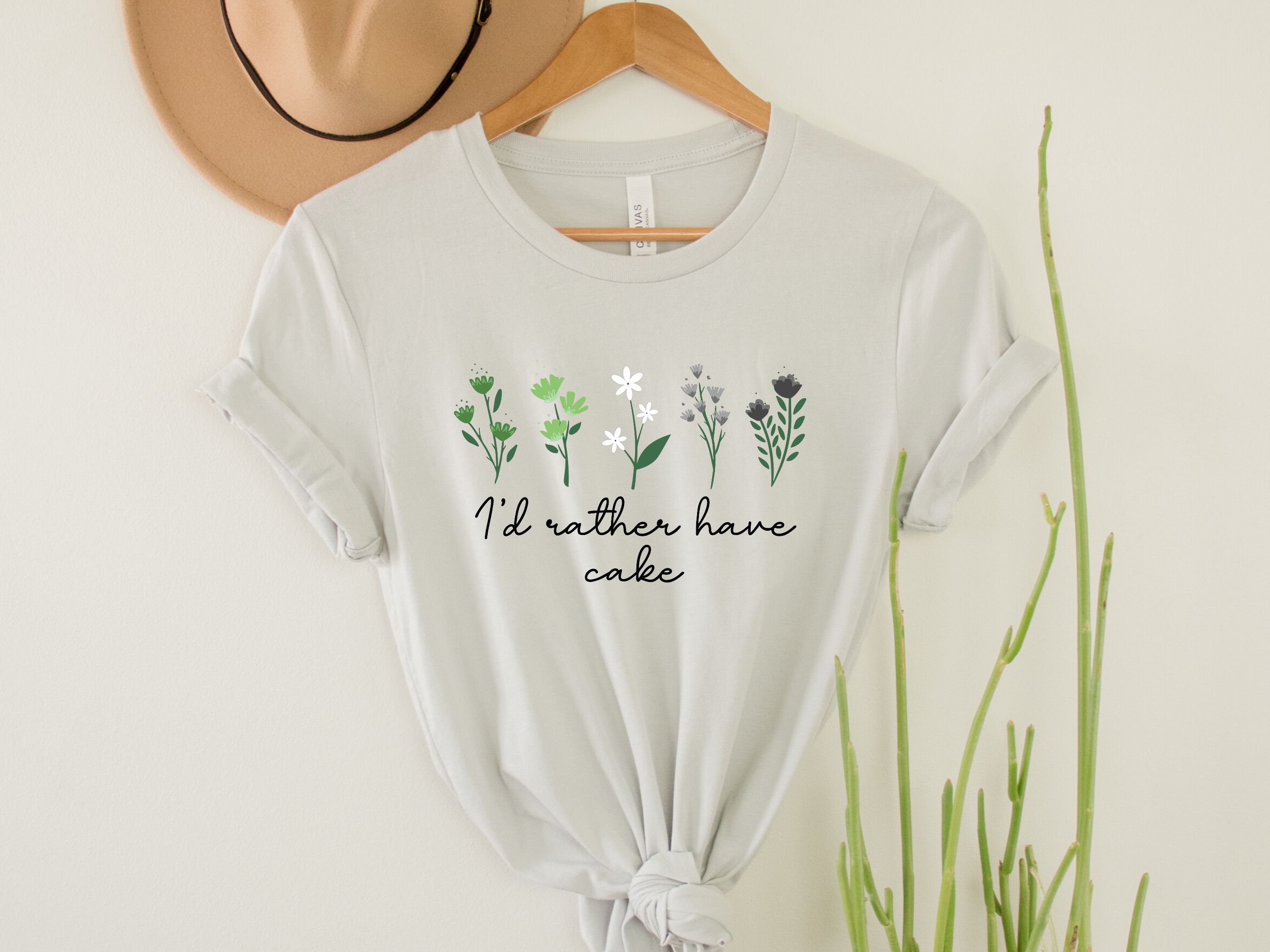 Subtle Aromantic Shirt, Funny Aro Shirt, Wildflowers Shirt, Aromantic ...